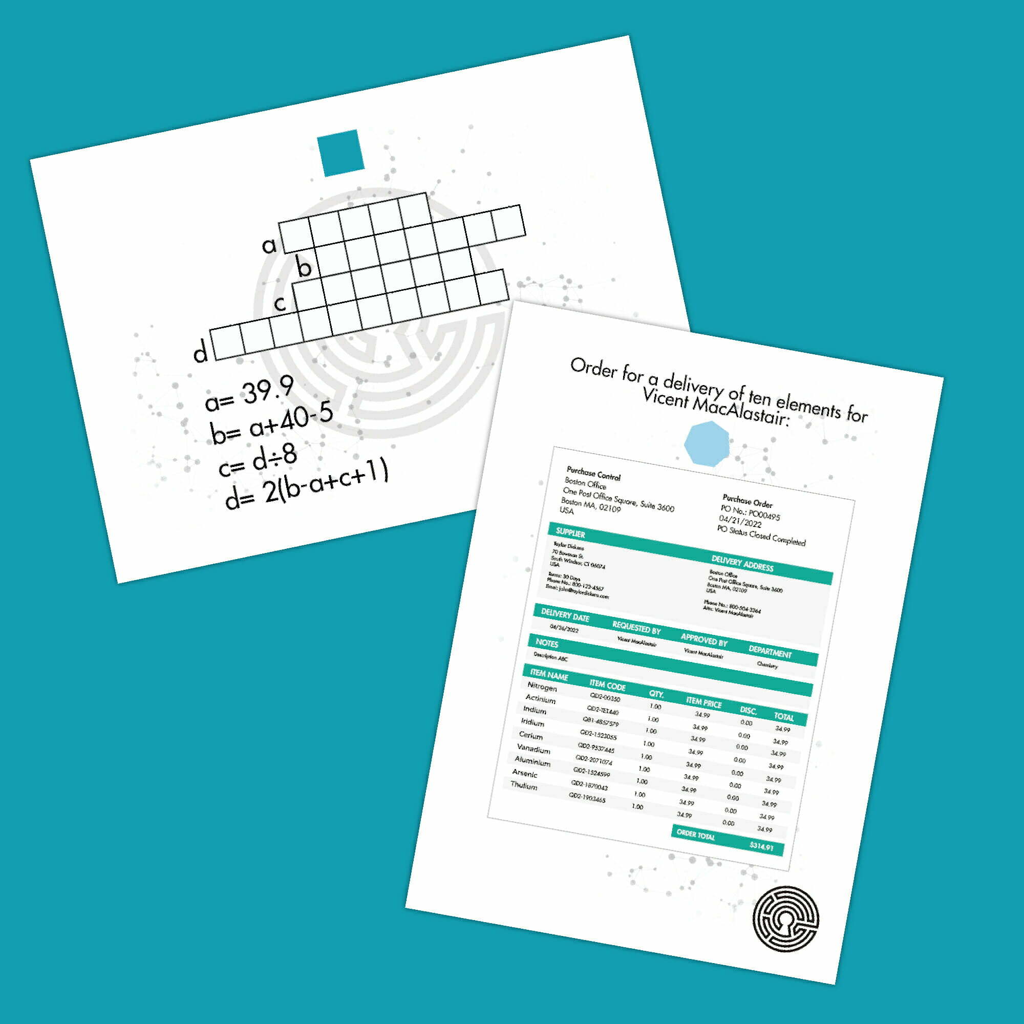 The Chemist's Conundrum - Printable Escape Room At Home