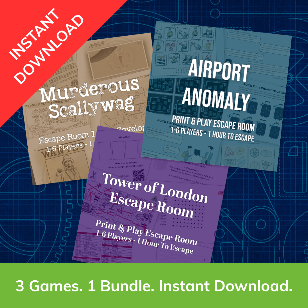 Printable Escape Room Bundle - Epic Escapes
